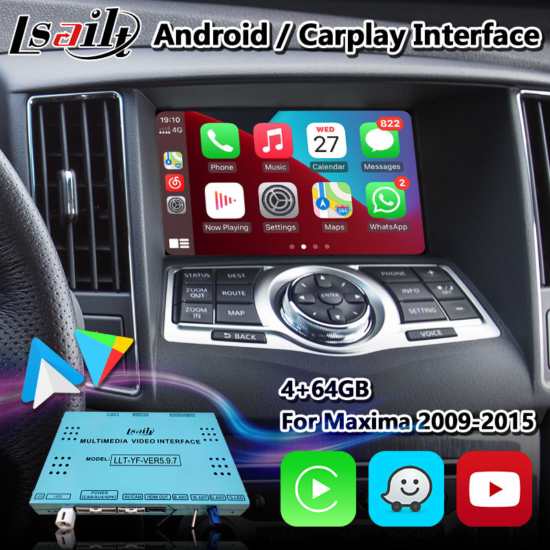 Lsailt Android Carplay Interface For Nissan Maxima A35 2009-2015 With ...