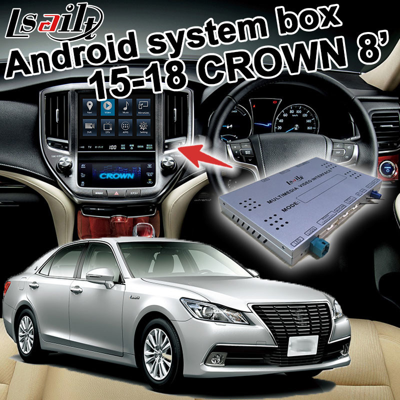 Toyota Crown S210 AWS215 GWS214 android multimedia interface wireless carplay android auto ...