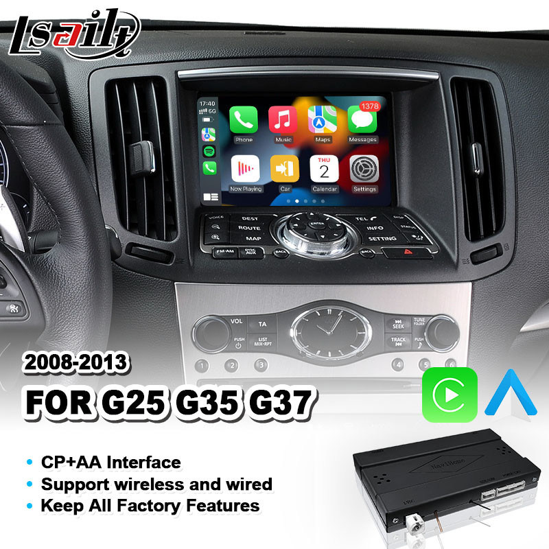 Wireless Android Auto Carplay Interface for Infiniti G25 G35 G37 ...