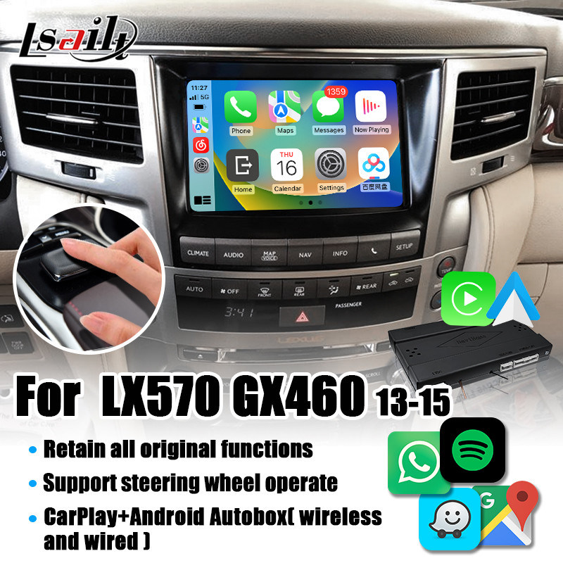Lexus CarPlay Interface for LX570 2013-2015 GX460 with Wireless Android ...