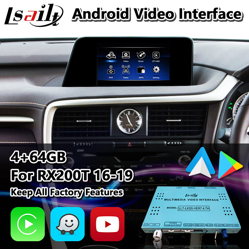 Lsailt Android Multimedia Interface for Lexus RX200T RX350 RX300 RX ...