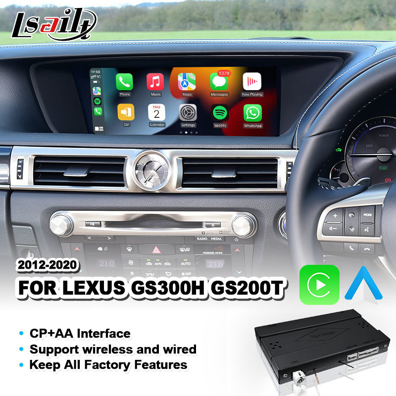 Wireless Android Auto Carplay Interface for Lexus GS300h GS200t GS350 ...