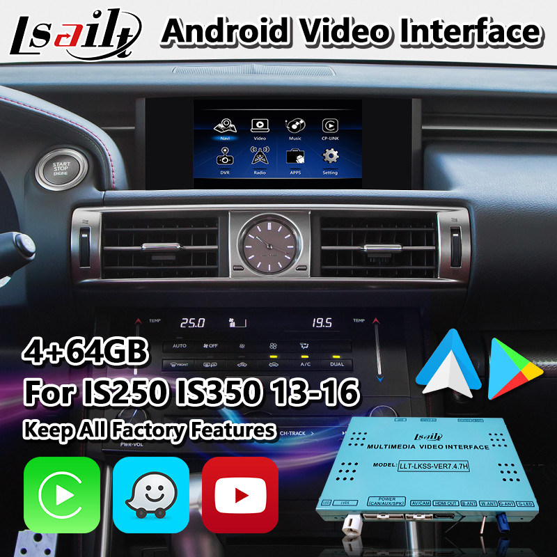 Lsailt Android Video Interface for Lexus IS250 IS300h IS350 IS200t ...