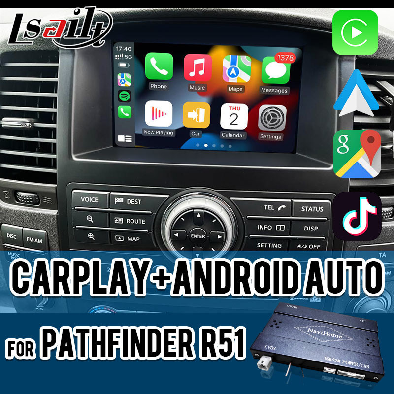 Wireless CarPlay Interface for Nissan Pathfinder R51 Navara D40 2013 ...