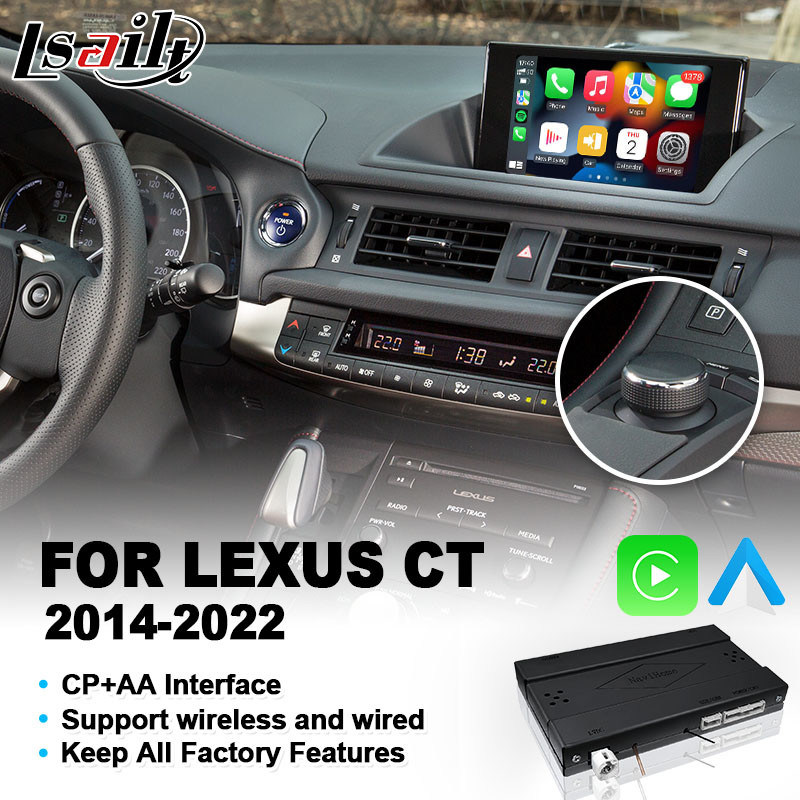 Navihome Carplay Interface Box for Lexus CT200h CT 200h F Sport Knob ...
