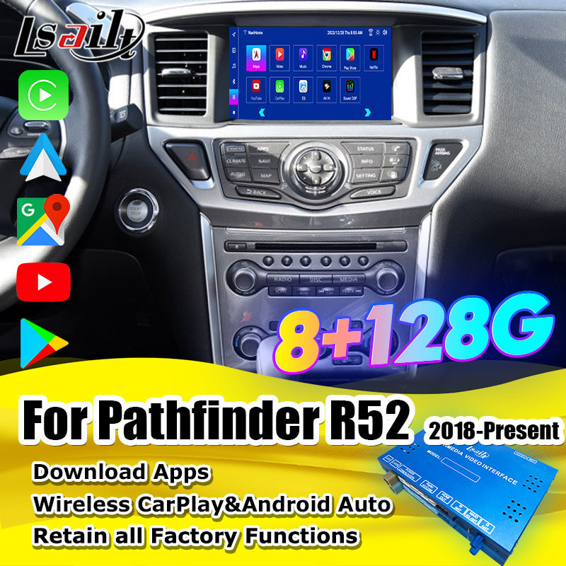 Lsailt 8GB Android Multimedia Interface for Nissan Pathfinder R52 2018 ...