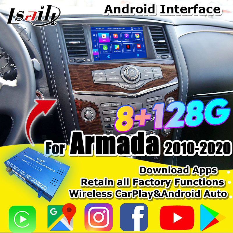 Lsailt 8G Smart Infotainment Module for Nissan Armada Patrol Support ...