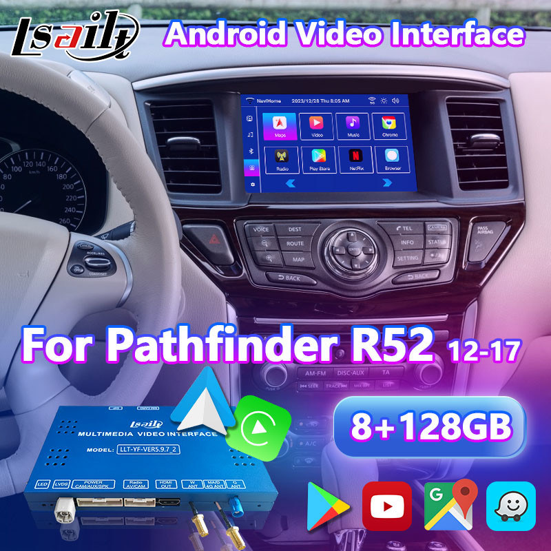 Lsailt Android Video Interface for Nissan Pathfinder R52 With Wireless ...