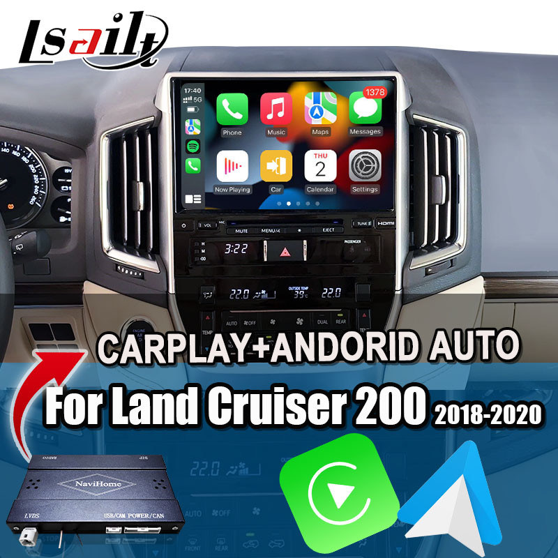 Wireless CarPlay Interface for Toyota Land Cruiser 200 GX-R,VX-R 2018 ...