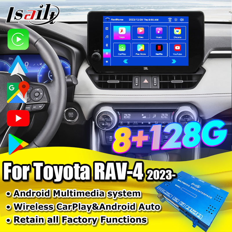 Android 13 Android Infotainment Interface for Toyota RAV-4 2023-Crown ...