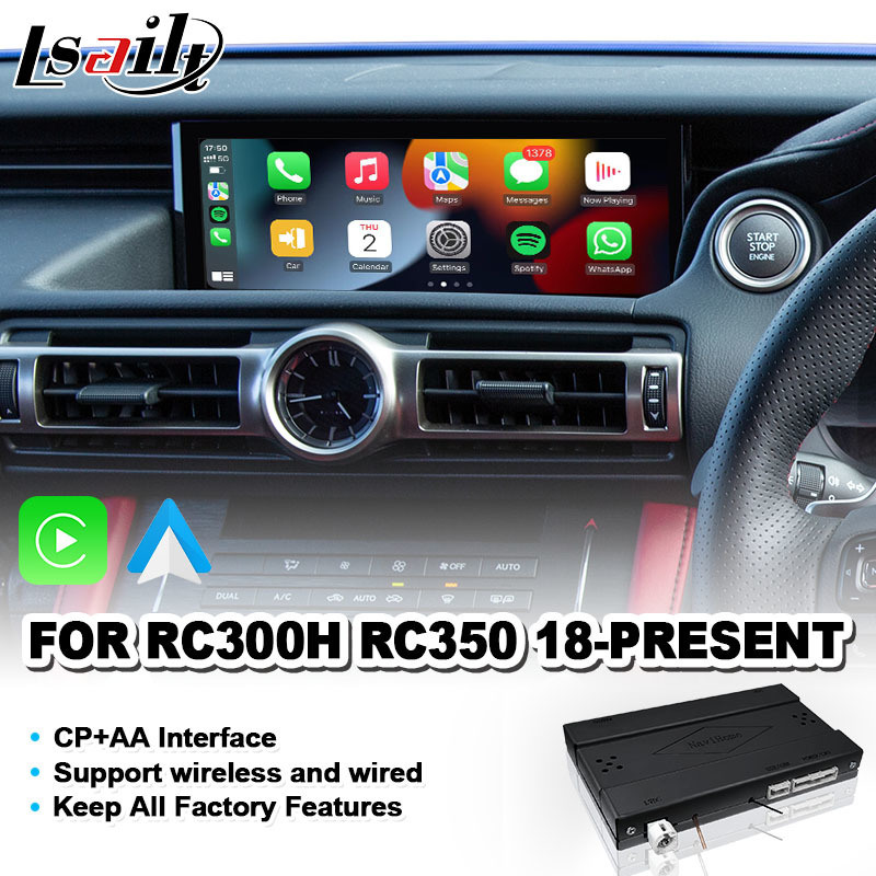 Lsailt Wireless Android Auto Carplay Interface for 2018-Present Lexus ...