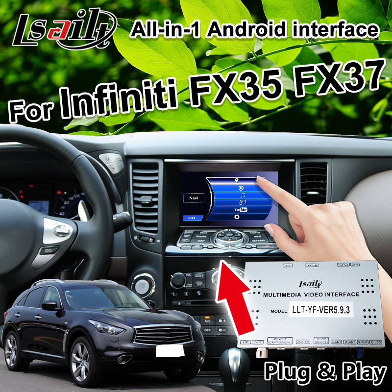 Plug and Play Android Auto Interface for Infiniti FX35 QX70 QX80 ...