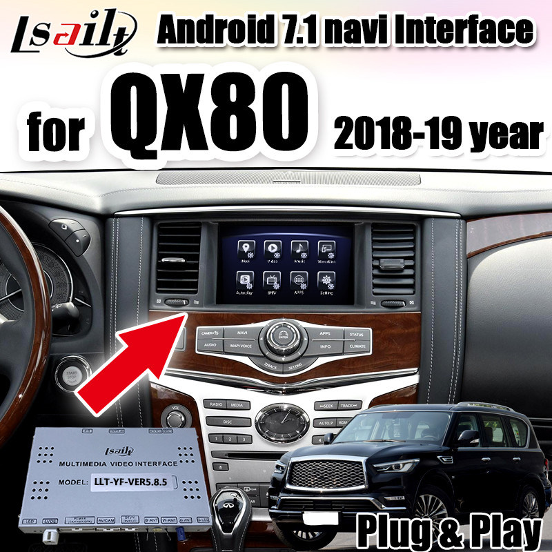 Android Auto Interface car radio interface for Infinite QX80 2018-2019 ...