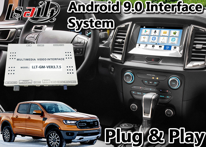 Android 9.0 Auto Interface Gps Navigation for Ford Ranger / Everest ...