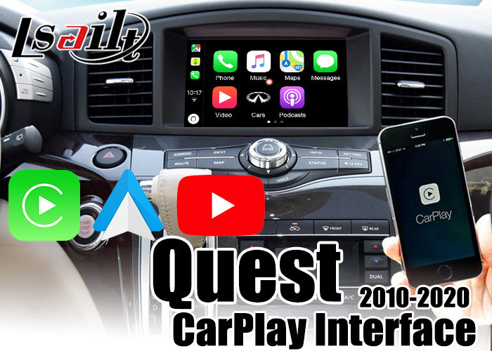 YouTube Waze Google Map Carplay Interface For Nissan 2012-2018 Quest