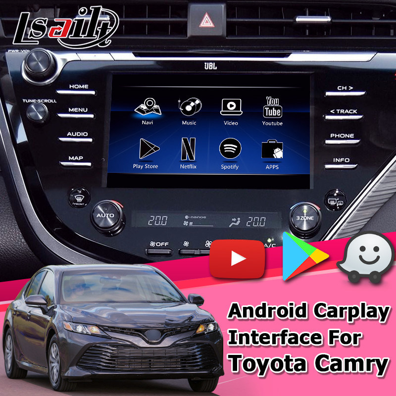 Touchscreen Carplay Android Auto Video Interface Toyota Camry Bluetooth ...
