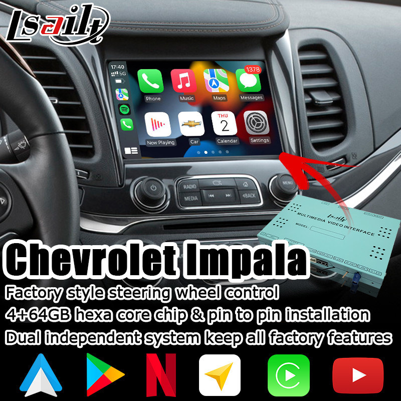 4+64GB Chevrolet Impala Android Navigation Box carplay android auto ...