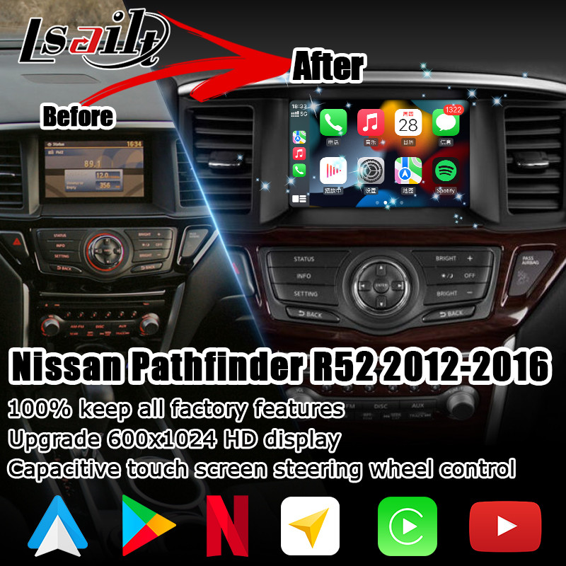 Nissan Pathfinder R52 Android multimedia screen upgrade IT06 06It ...