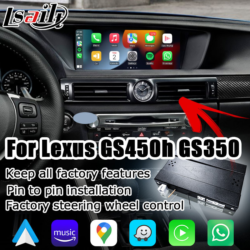 Wireless carplay android auto interface for Lexus GS450h GS350 GS200t ...
