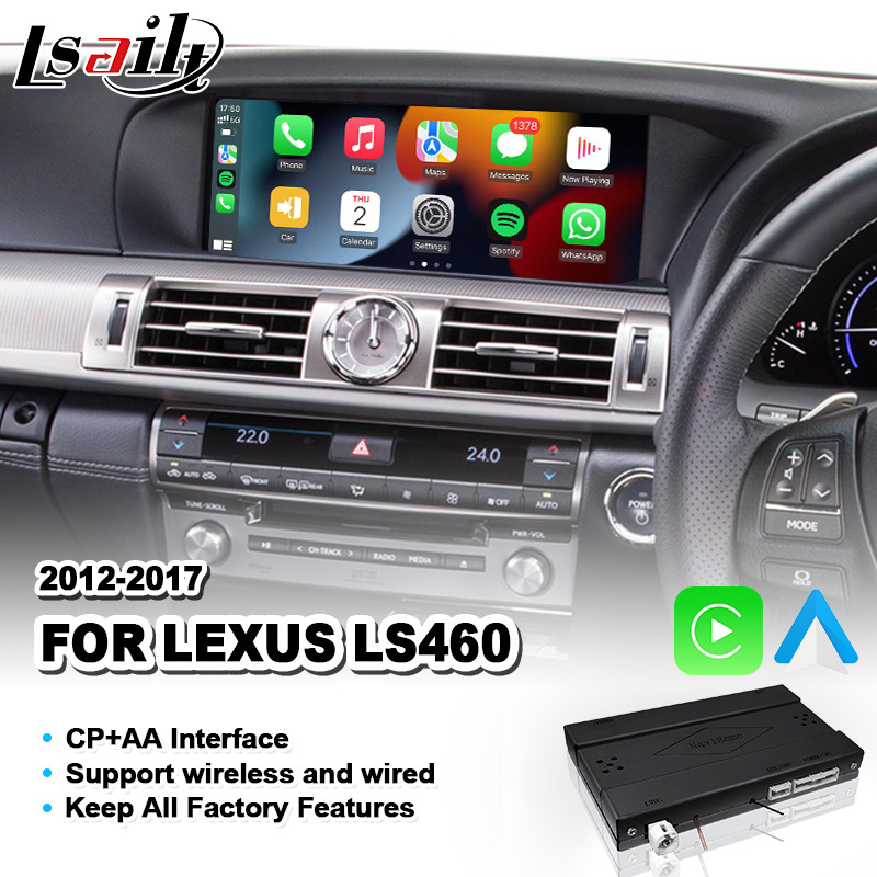 Lsailt Android Auto Carplay Interface for 2012-2017 Lexus LS460 LS 600h 460L F-Sport AWD