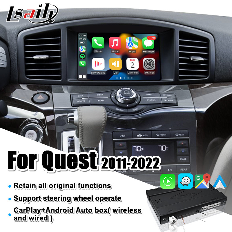 Wireless CarPlay interface for Nissan Quest,Patrol, Armada, Infiniti QX ...