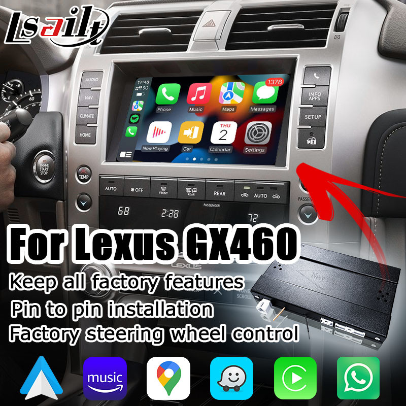 Apple carplay Android auto upgrade for Lexus GX460 OEM style integrate ...