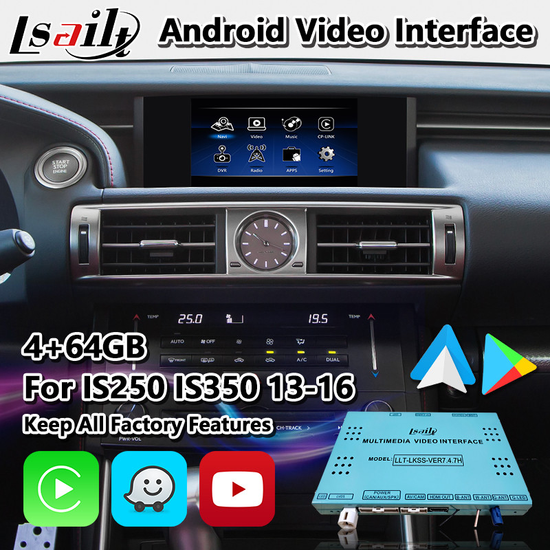 Lsailt Android Video Interface for Lexus IS250 IS300h IS350 IS200t ...