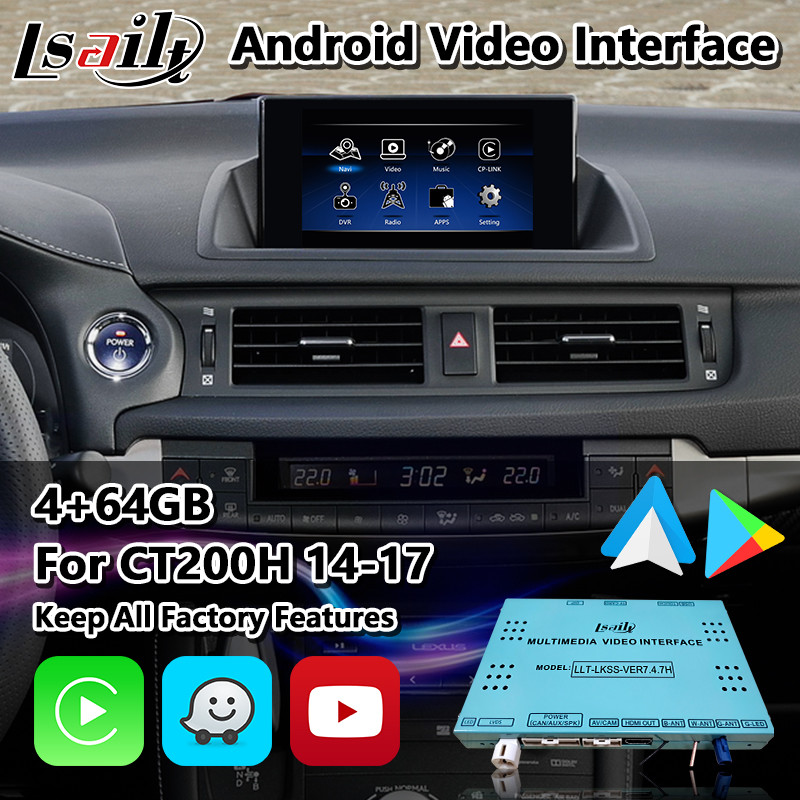 Lsailt Android Video Interface for Lexus CT200h CT F Sport Mouse ...