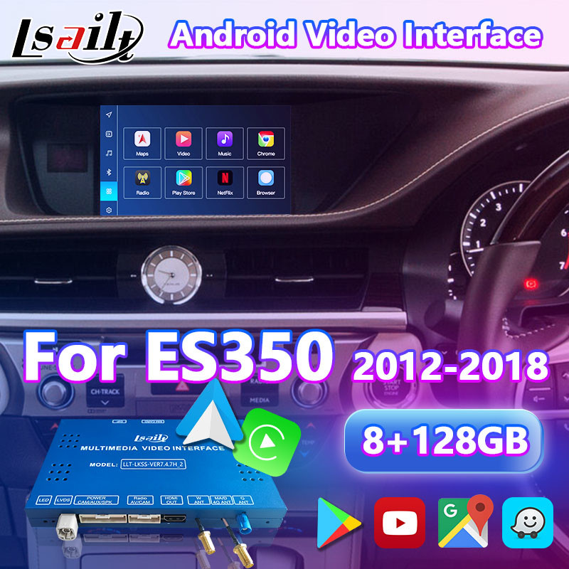8+128GB Lsailt Android Navigation Video Interface For Lexus ES 350 300h ...