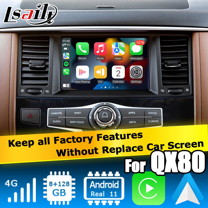 Carplay android auto Multimedia Interface Box Video Interface Infiniti ...