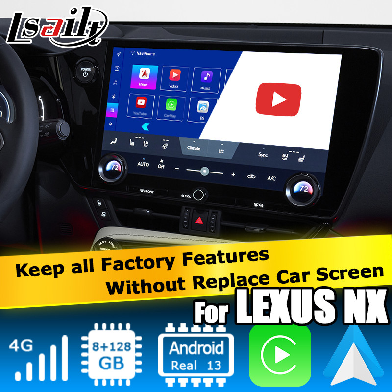Lexus NX NX200 NX350h NX250 Android 11 multimedia video interface ...