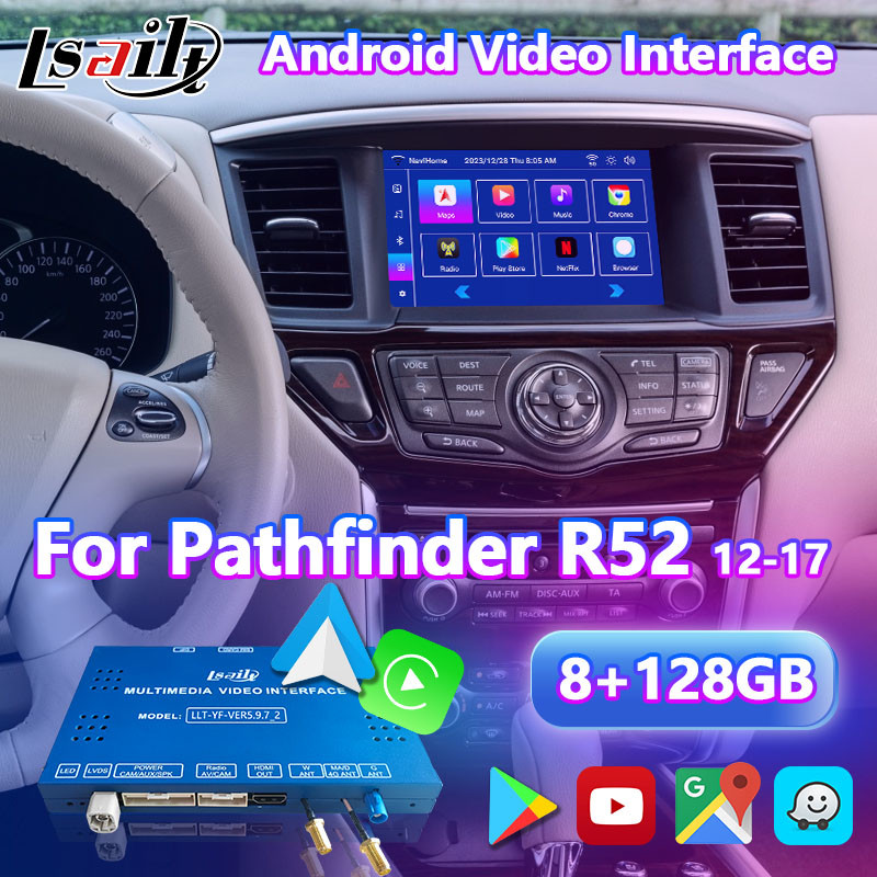 Lsailt Android Video Interface for Nissan Pathfinder R52 With Wireless ...