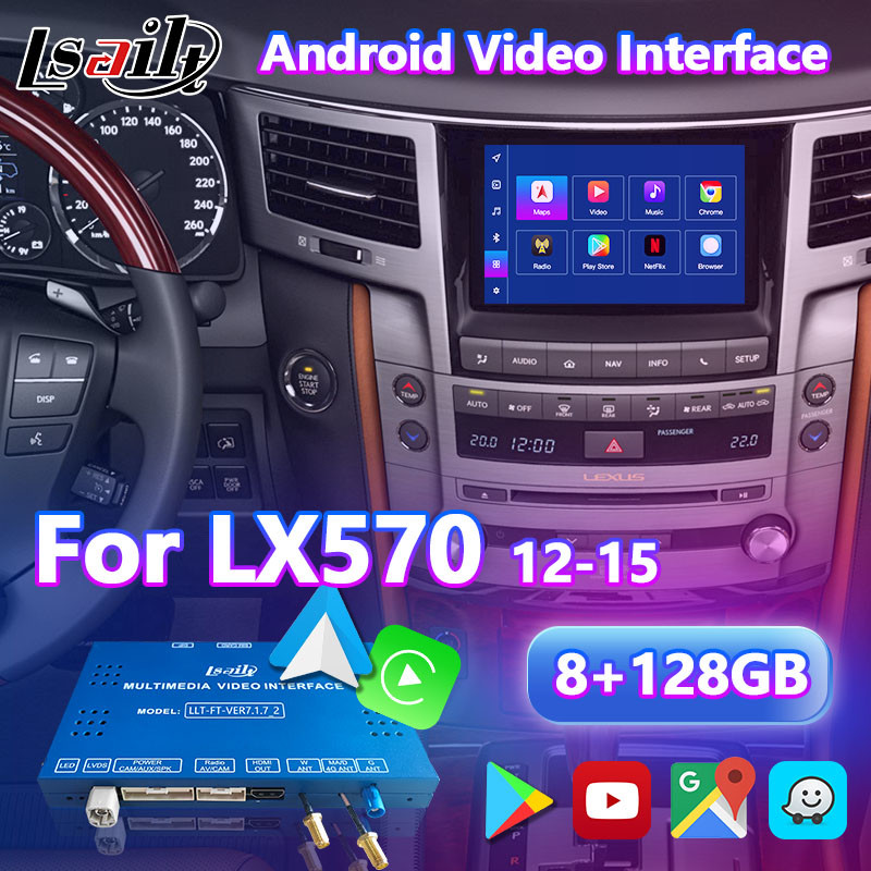 Lsailt Android Multimedia Video Interface for 2012-2015 Lexus LX 570 LX570