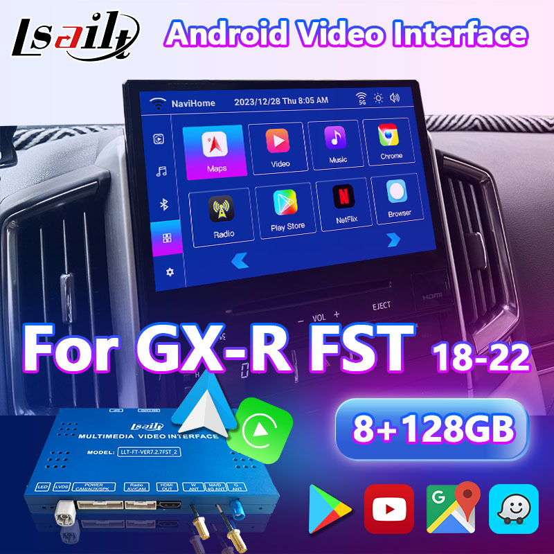 Lsailt Android Multimedia Video Interface for Toyota Land Cruiser LC200 GXR GX-R FST LC 200 2018 ...