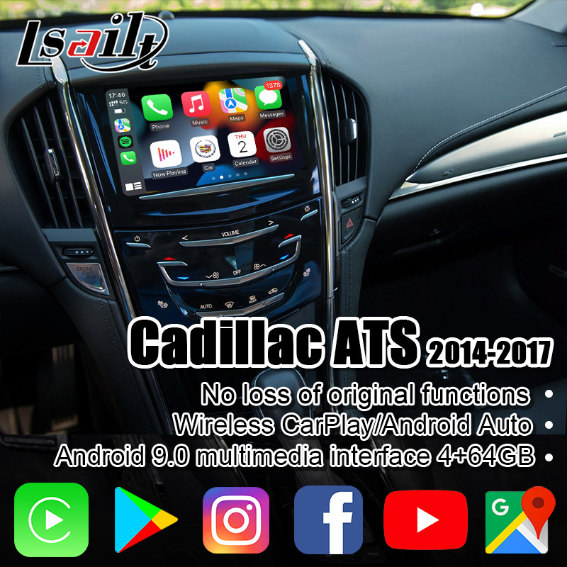 Multimedia Video Interface for Cadillac ATS XTS SRX CUE with YouTube, NetFlix, Waze with ...