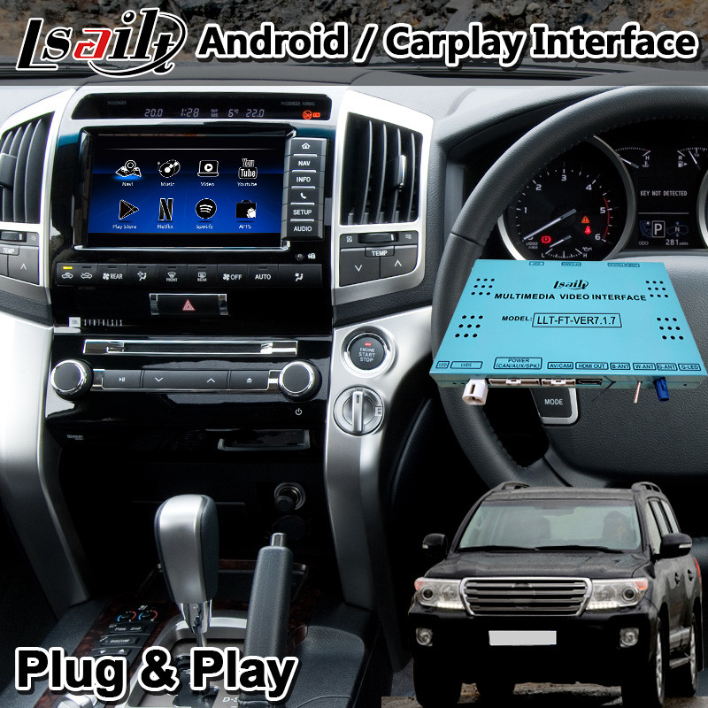 Lsailt Android Auto Carplay Multimedia Interface Box for Toyota Land ...